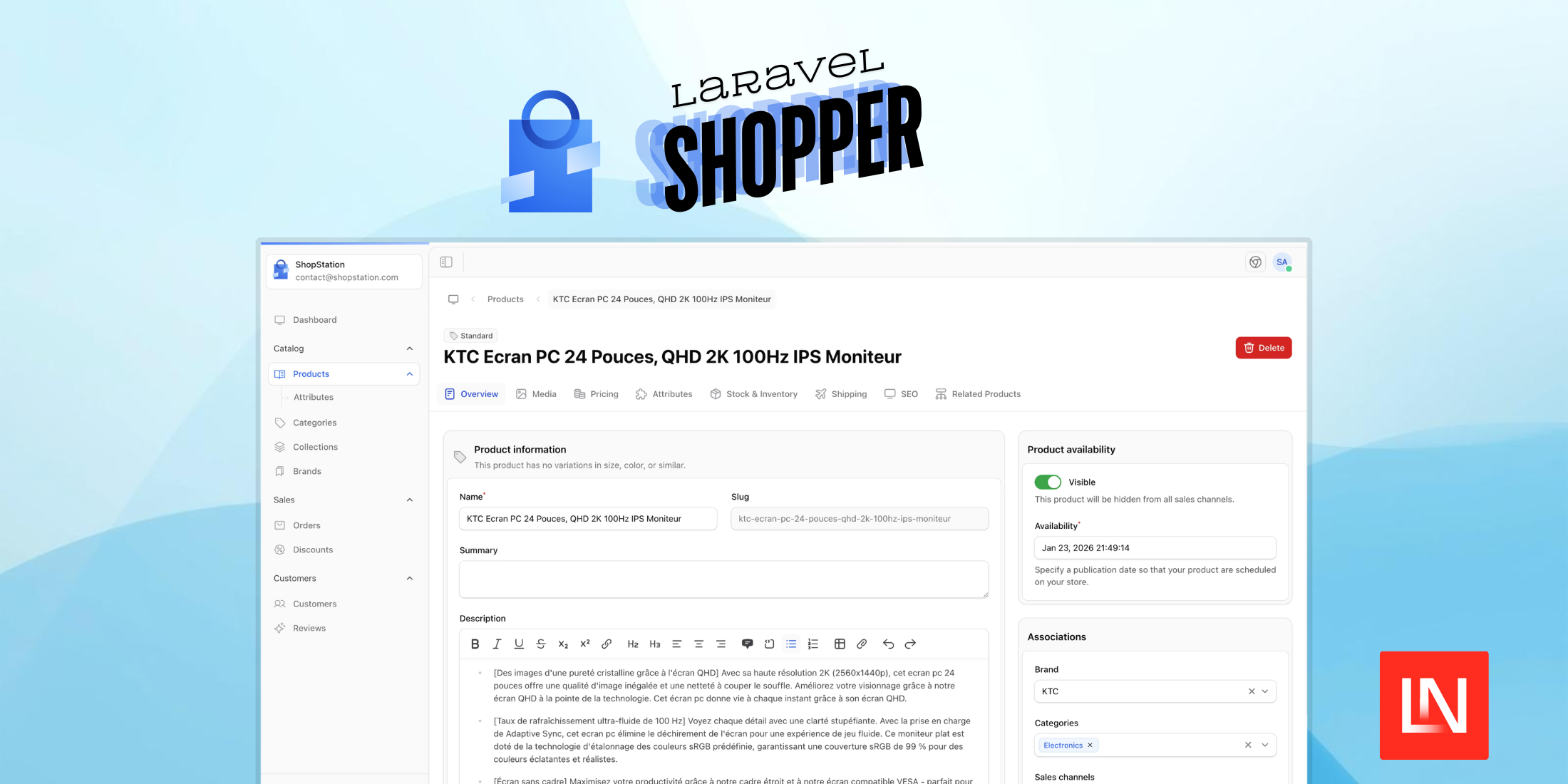 Laravel Shopper: A Headless E-Commerce Admin Panel for Laravel ...