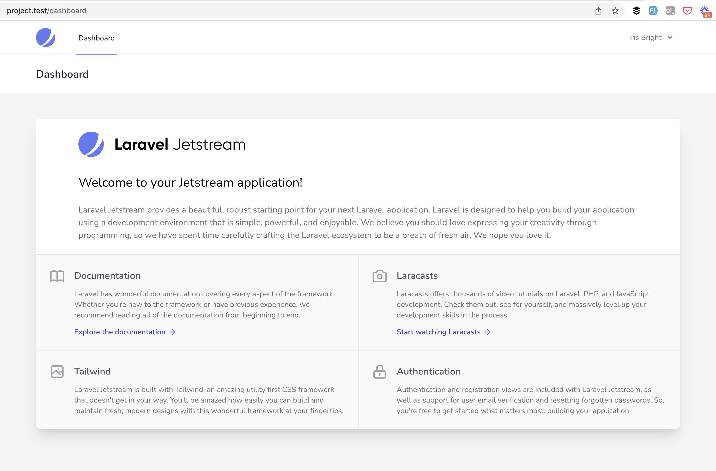 Laravel Jetstream CRUD Step2dev
