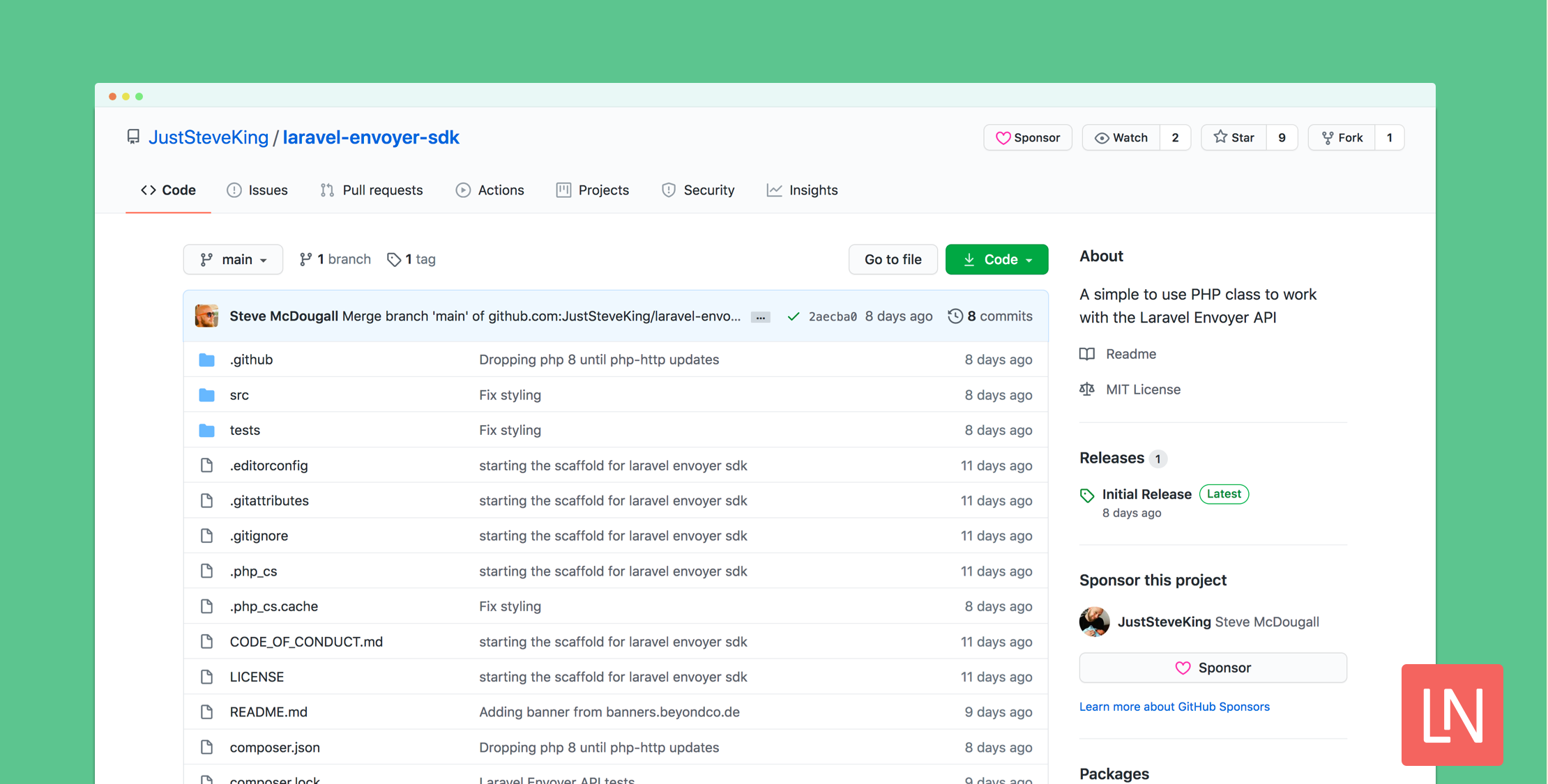 Laravel Envoyer API Package | Laravel News