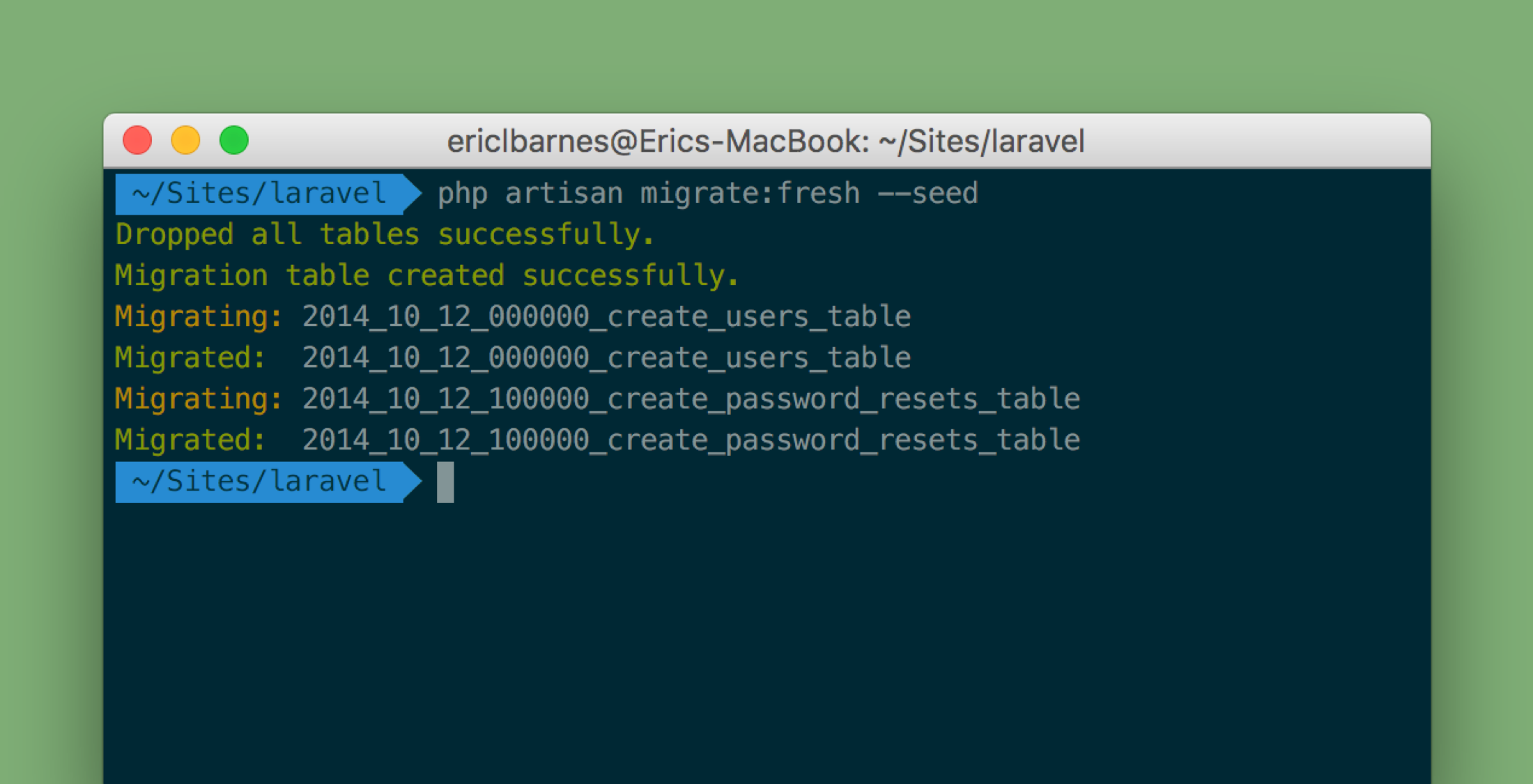 Laravel Migrate Fresh Command Laravel News