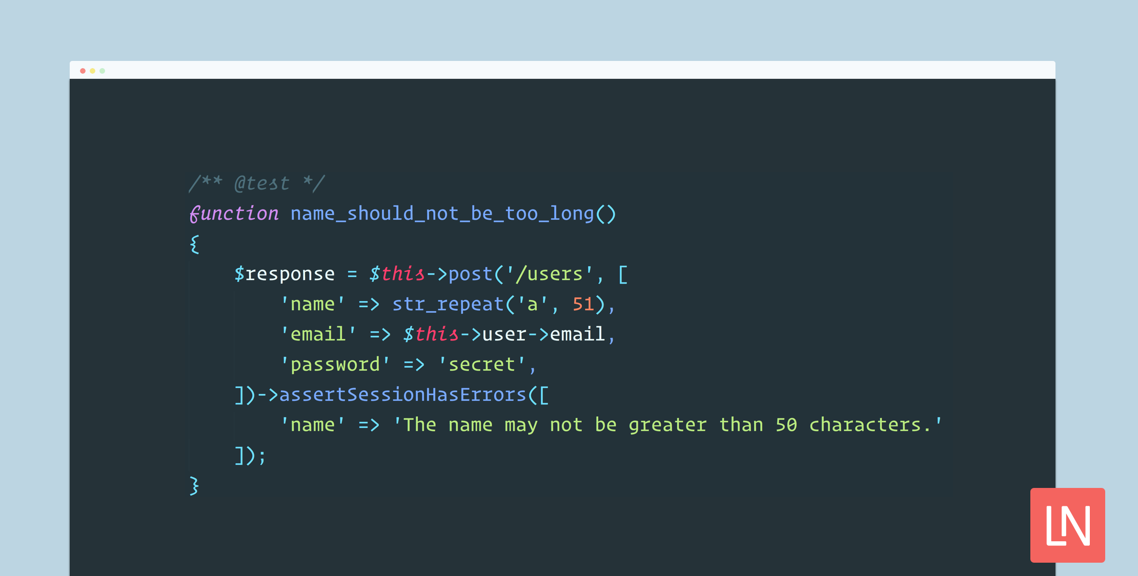 Testing Length Validation In Laravel Laravel News