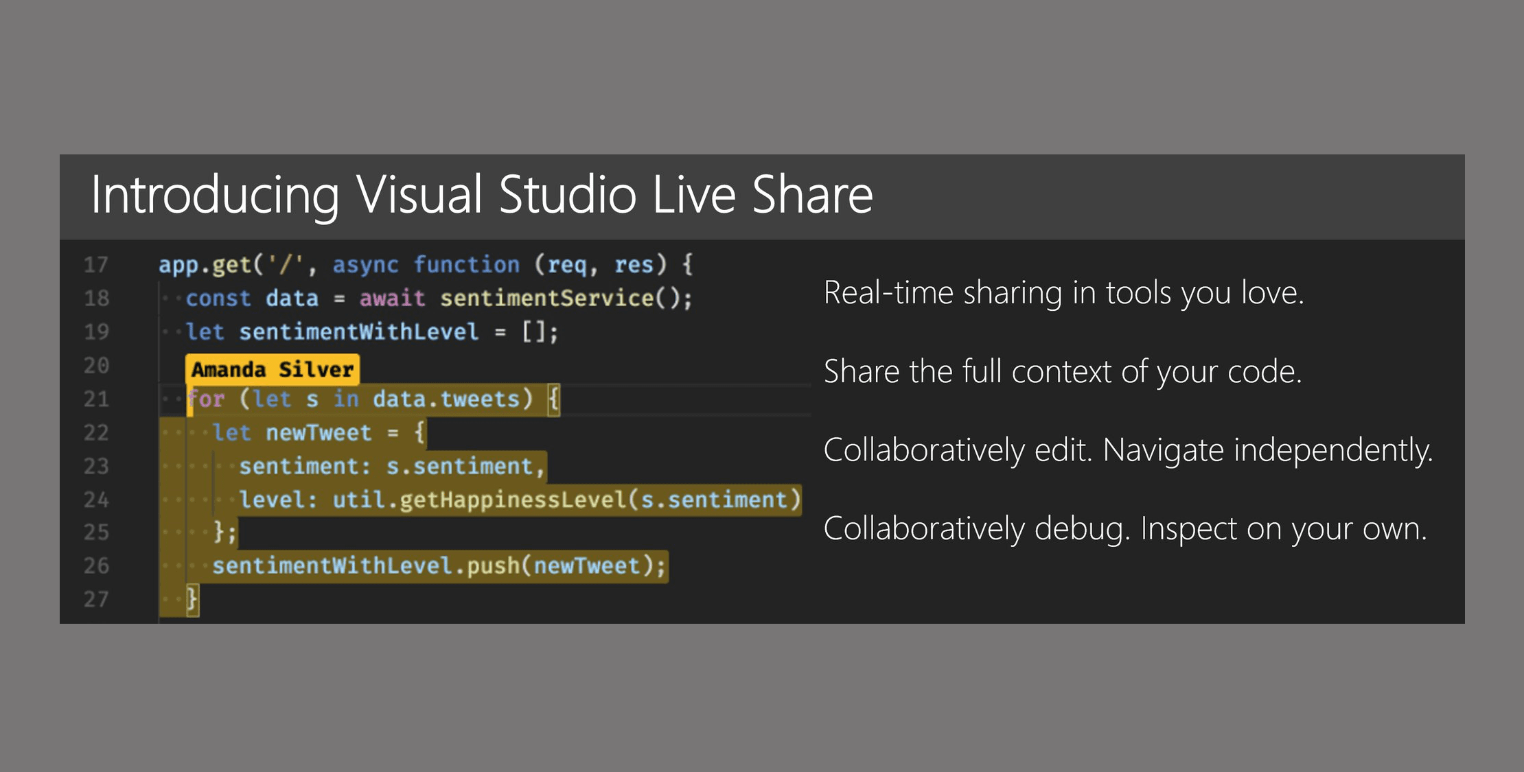 Visual Studio Announces Live Share – Real-Time Editor Collaboration ...